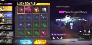 Free Fire MAX April 2024 Weapon Royale gun skin revealed: XM8-Blizzard ...
