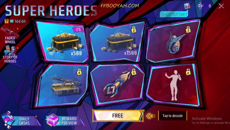 Get the Super Yay emote and other free rewards from the Free Fire Super ...
